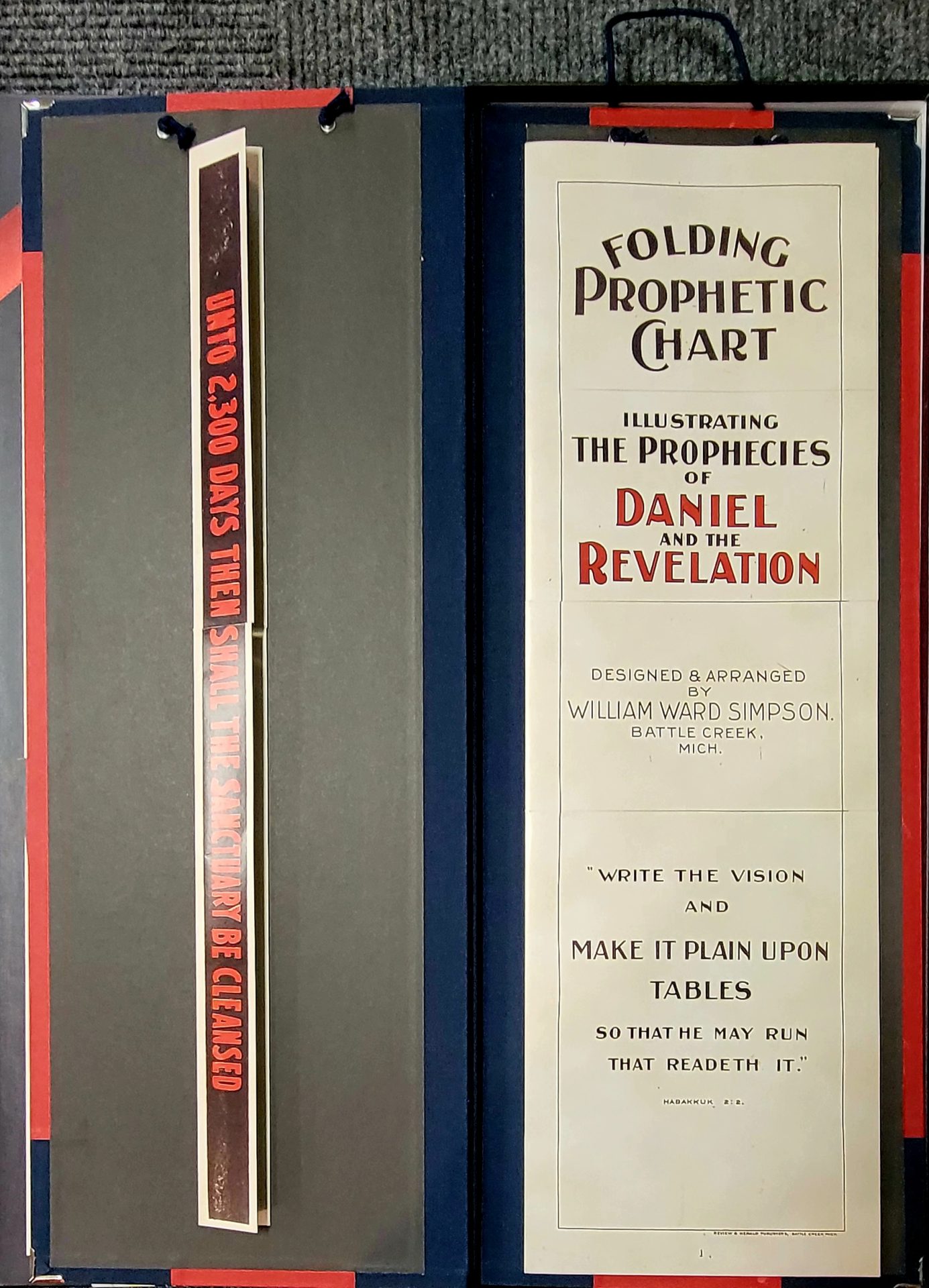 Prophetic Chart with Wooden Easel – Adventist Heritage Ministries