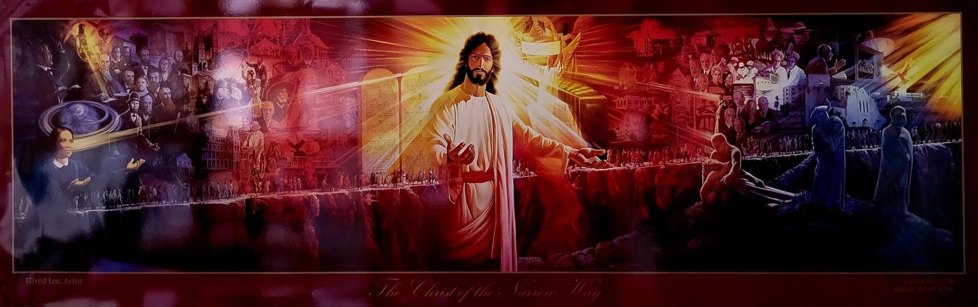 The Christ of the Narrow Way – poster – Adventist Heritage Ministries